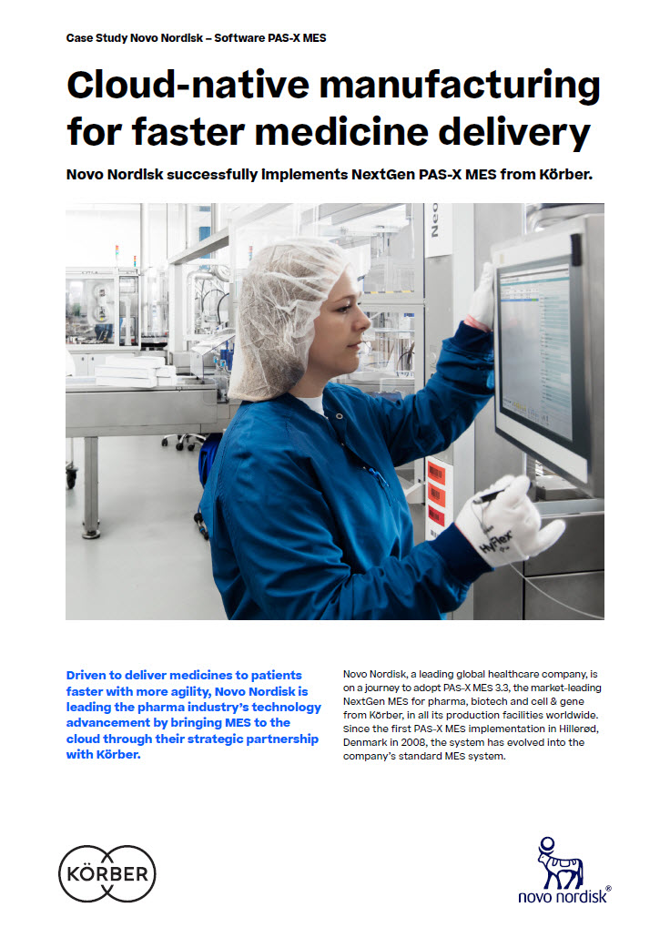 Körber Pharma | Software | Cloud Native Manufacturing